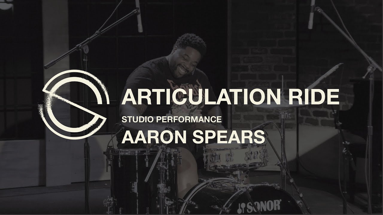 21" Articulation Ride Studio Performance with Aaron Spears | Zildjian ...