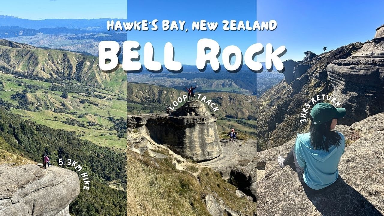 Hiking Bell Rock Loop Track, Hawke's Bay, New Zealand - YouTube