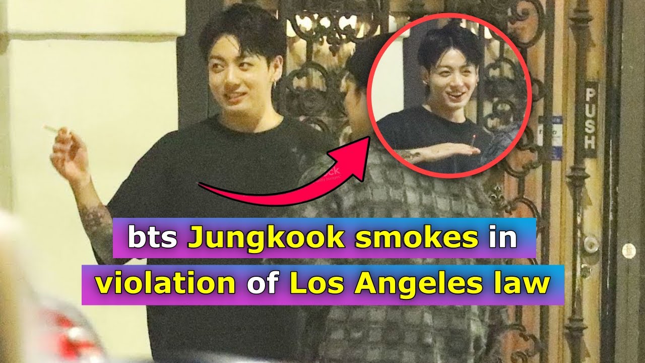 Did BTS' Jungkook break the law while smoking in Los Angeles? - YouTube