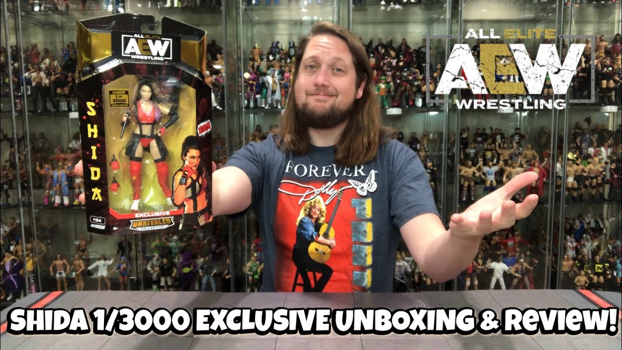 Shida 1/3000 AEW Shop Exclusive Unrivaled Unboxing & Review! - YouTube