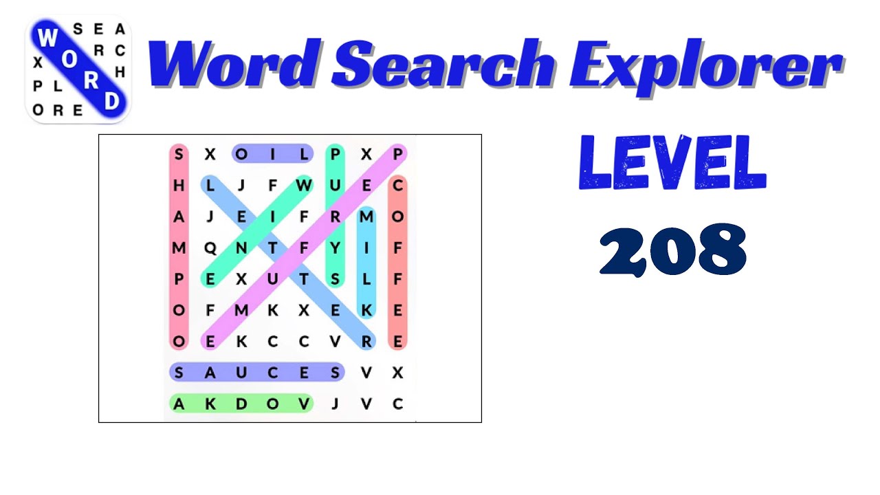 Word Search Explorer Level 208 Answer 🔍 | Step-by-Step Guide | Go ...