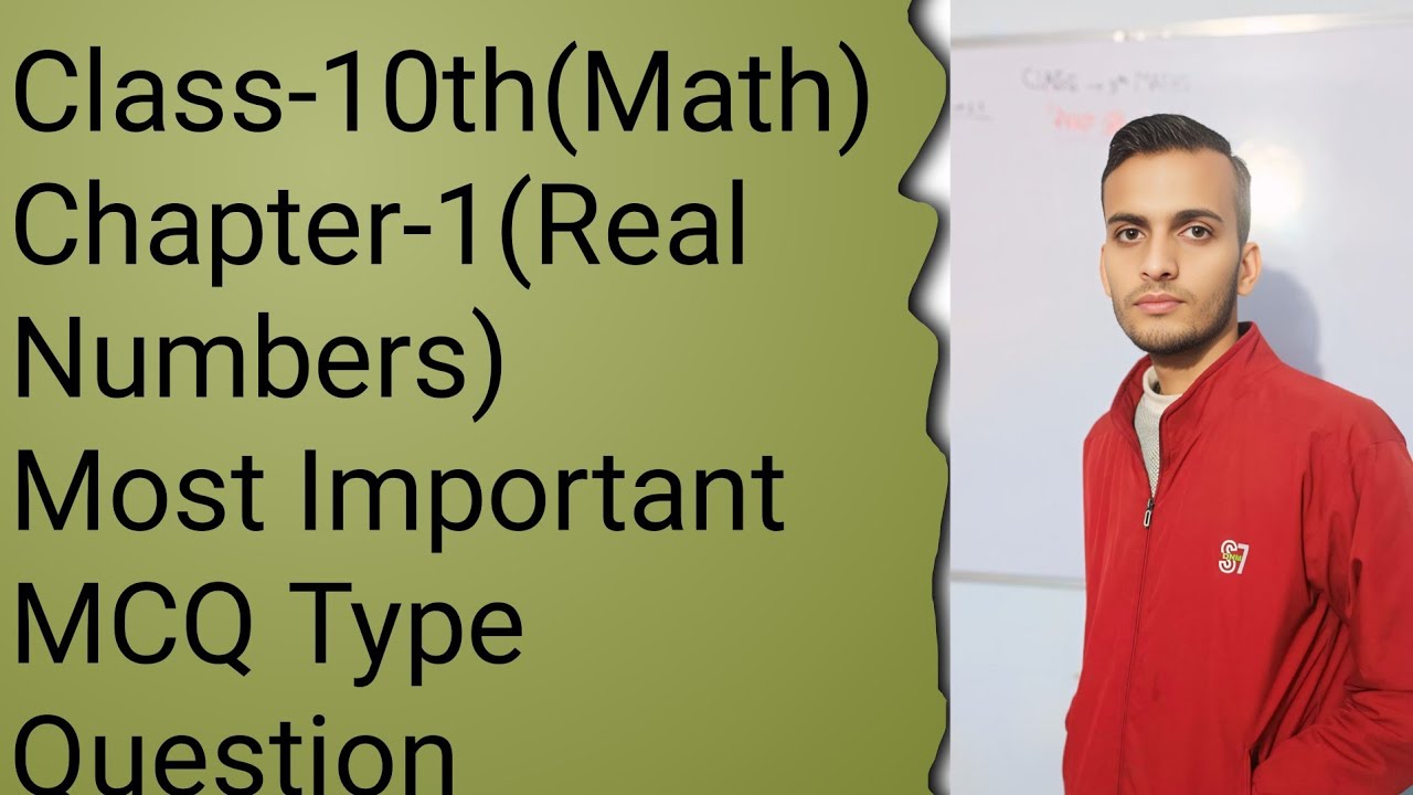 Class-10th (math) chapter 1 most important MCQ type question - YouTube