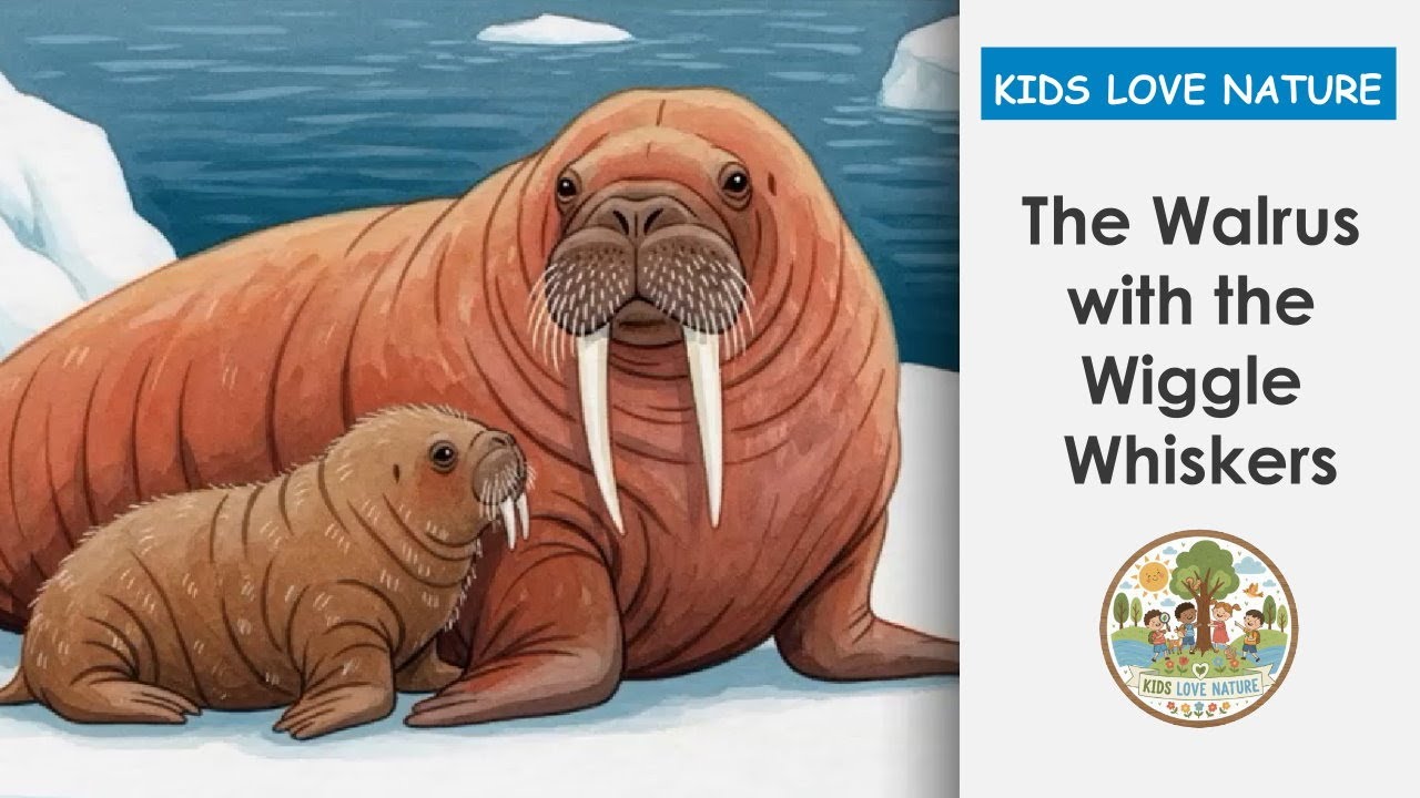 All About Walruses for Kids! | The Walrus with the Wiggle Whiskers ...