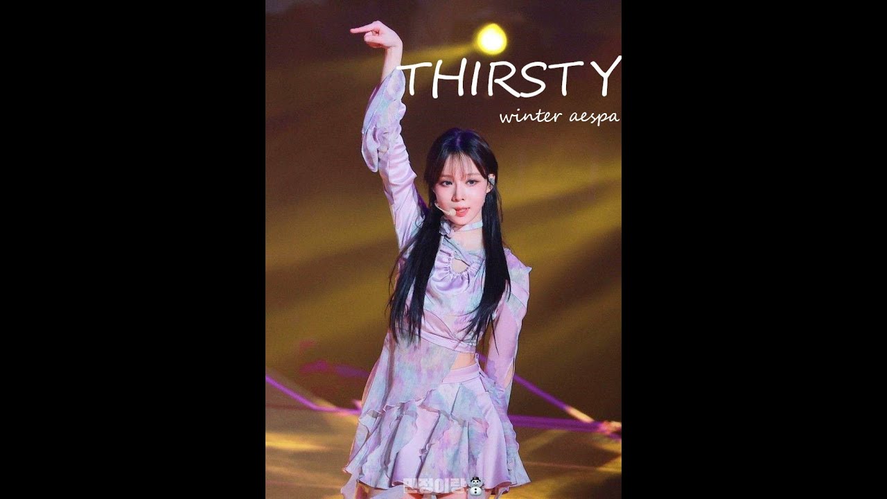 THIRSTY - winter aespa at SYNK: HYPER LINE - YouTube