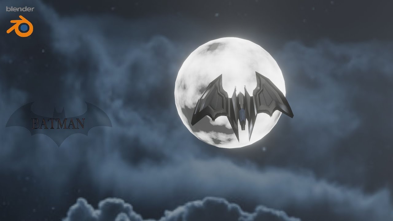 Injustice 2 Batwing Created In Blender 3d Eevee Render Youtube