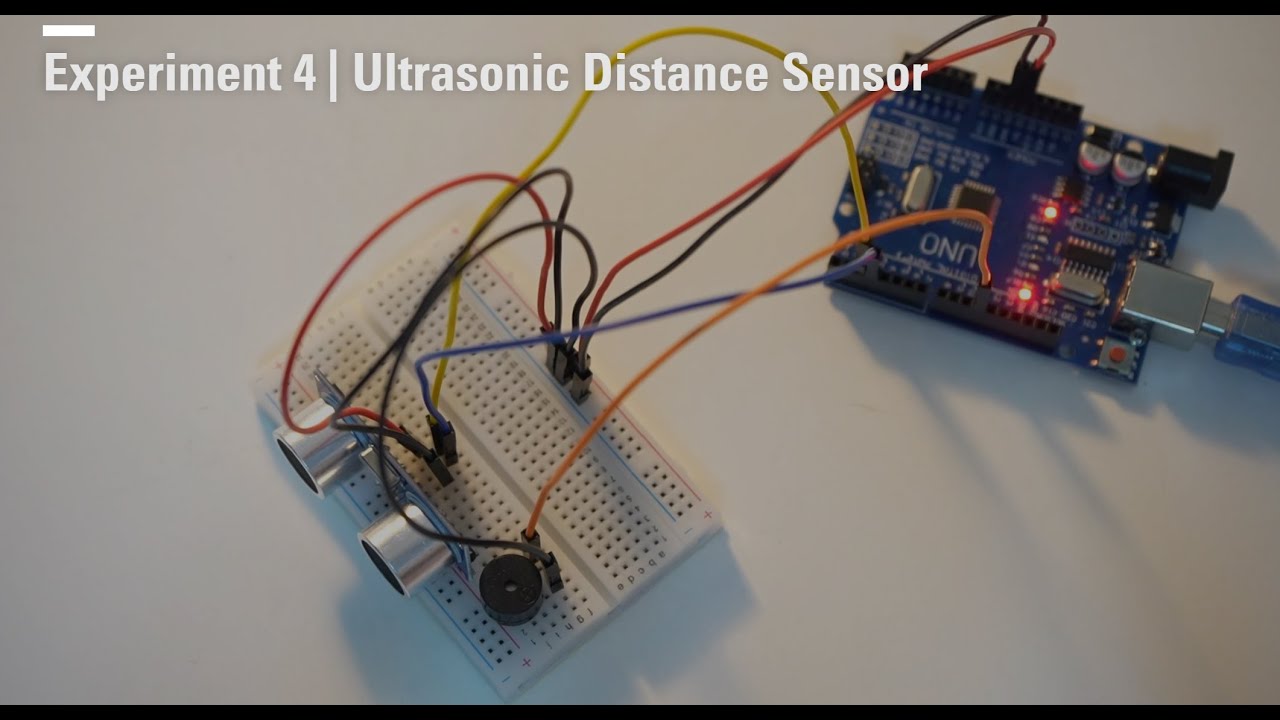 Physical Computing Experiment 4 | Ultrasonic Distance Sensor - YouTube