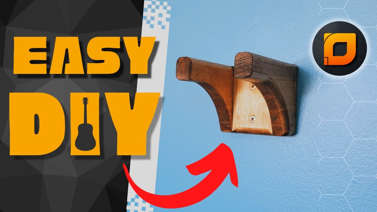DIY Guitar Holder Hanger | DIY That You Can Make Easy and Simple - YouTube