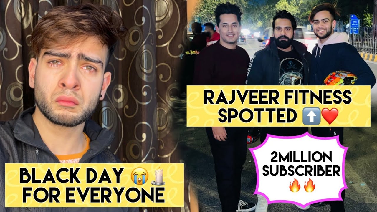 Black day 😭😭🕯️ || aaj mile ek aur YouTuber bhai se ...