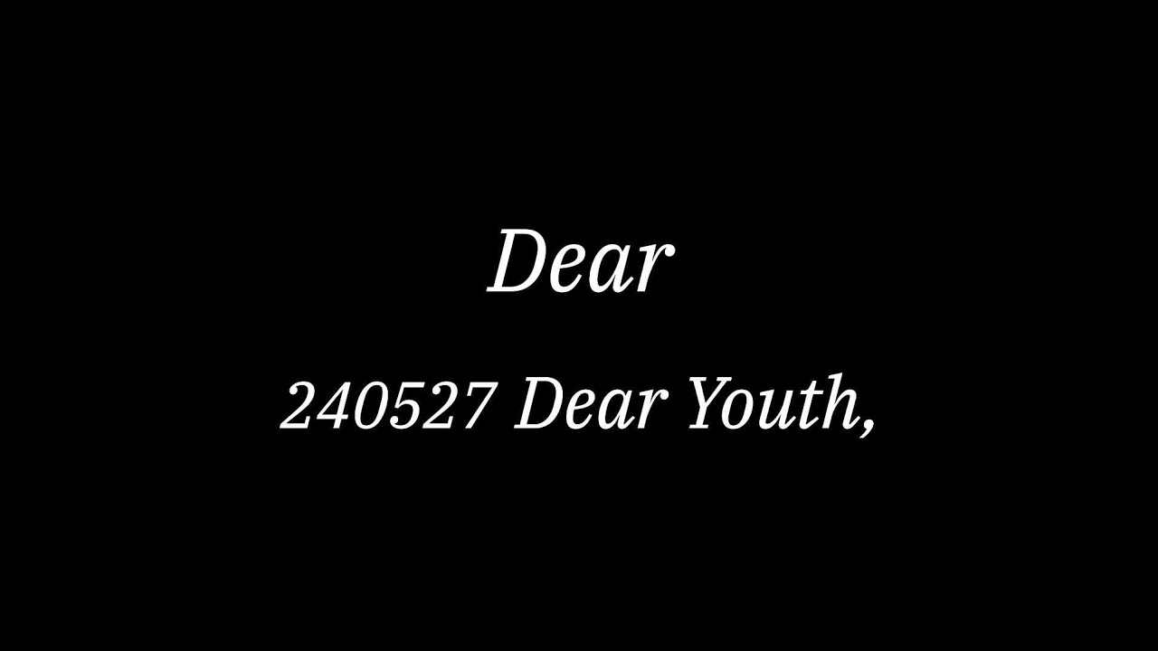 [NCT 도영] Dear (미발매곡) | 240527 Dear Youth, | 가사 O - YouTube