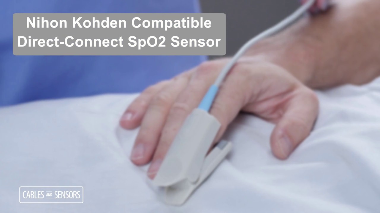 TL-201T Nihon Kohden Life Scope SpO2 Sensor - YouTube