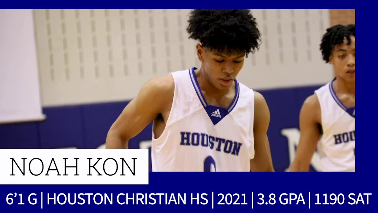 Noah Kon 2021 PG (24p, 4a, 6r) vs Woodlands Christian 2020 - YouTube