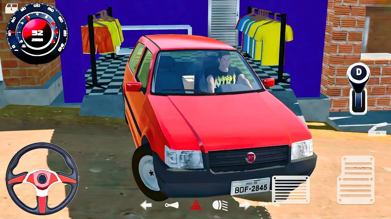 👉 Auto Life I Brasil Gameplay Red Car Parking Challenge Inside Shop ...