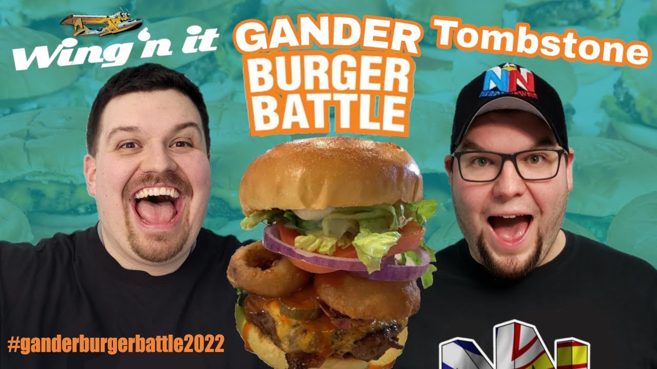 Wing'n It Tombstone Gander Burger Battle Review! - YouTube