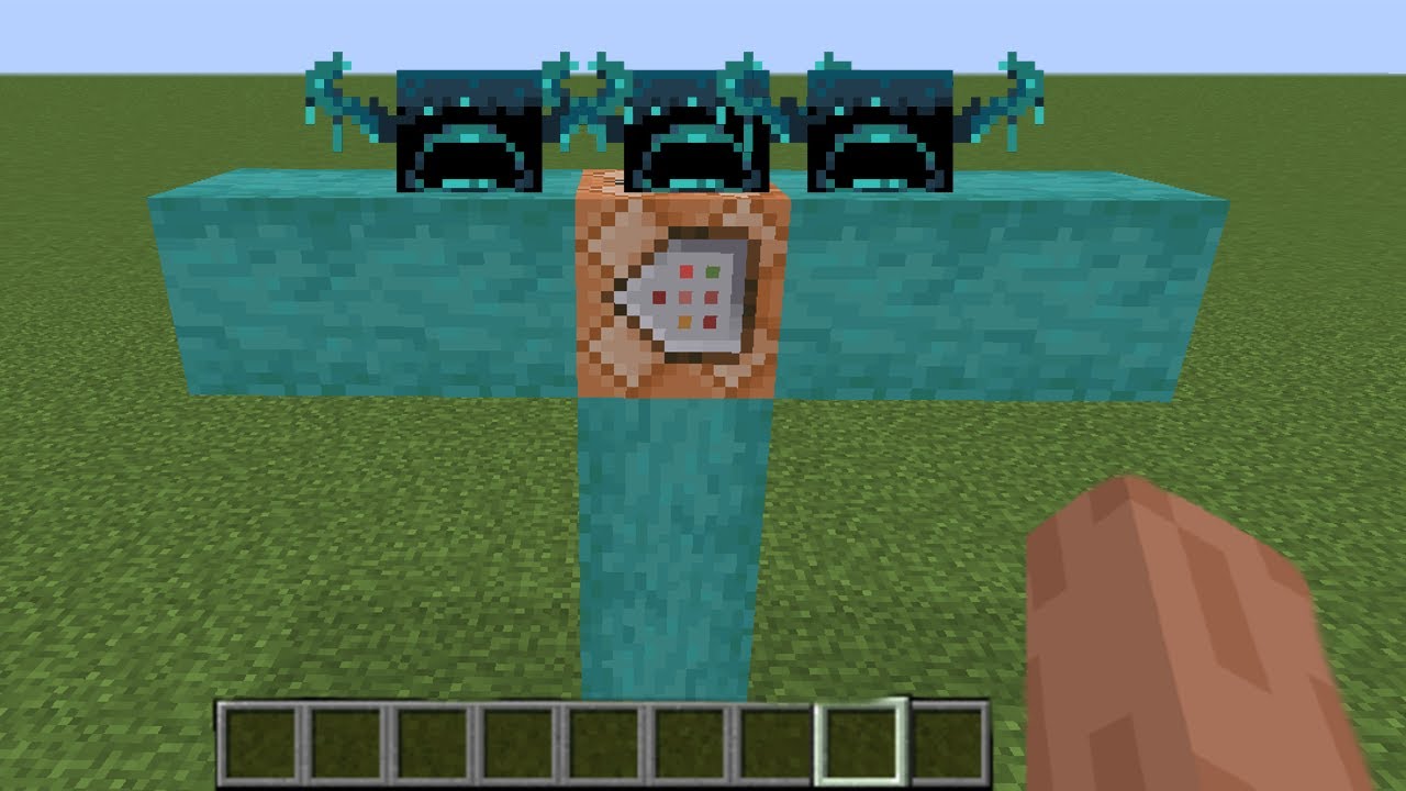 How To Summon Super Warden Wither Storm In Minecraft Youtube