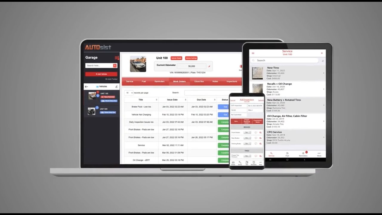 Fleet Maintenance Management Software - AUTOsist: Simple and Easy-to-Use For Fleets - YouTube