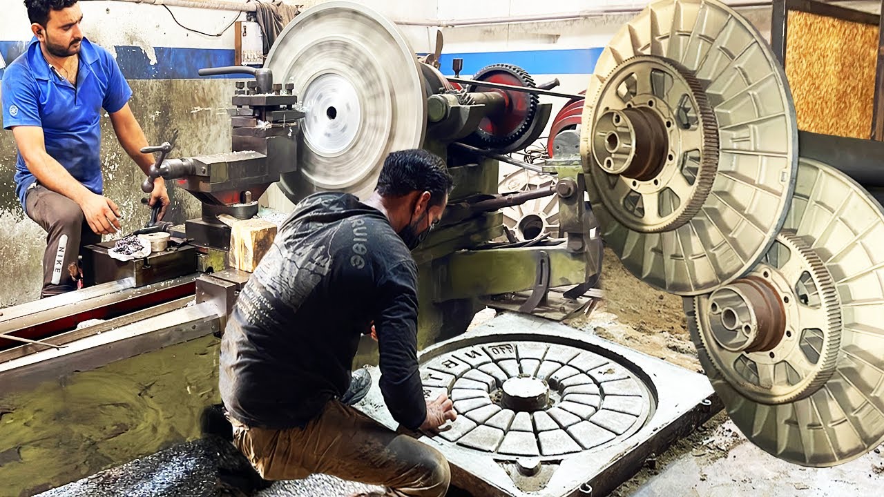 Incredible Aluminum Casting How They Made Warp Beam for Tex Machine ...