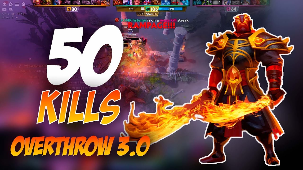Overthrow 3.0 with Ember Spirit | Dota 2 - YouTube