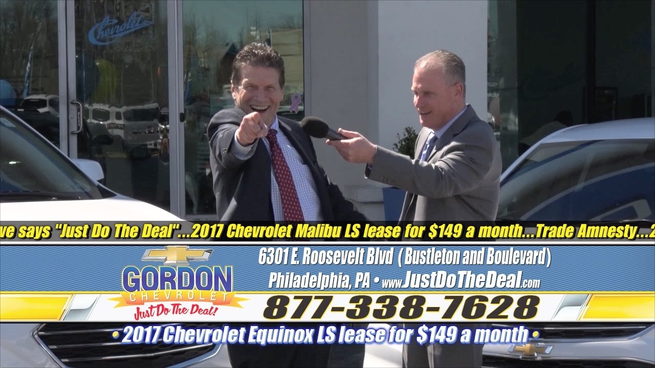 "Lease 2017 Chevrolet Malibu or Equinox $149 a month" Gordon Chevrolet ...