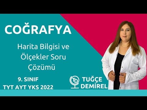 Harita Bilgisi ve Ölçekler Soru Çözümü - 9. Sınıf ve Tyt Ayt Yks Coğrafya 2024