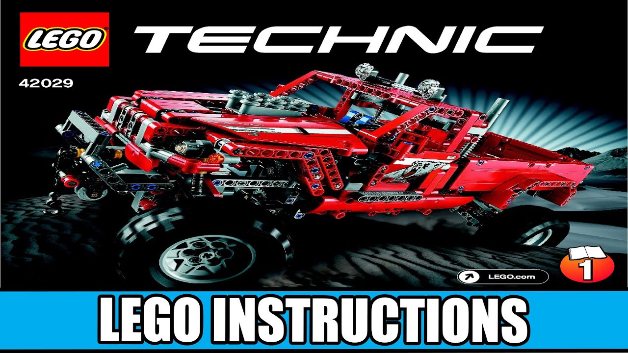 LEGO Instructions - Technic - 42029 - Customized Pick-Up Truck (Book 1 ...