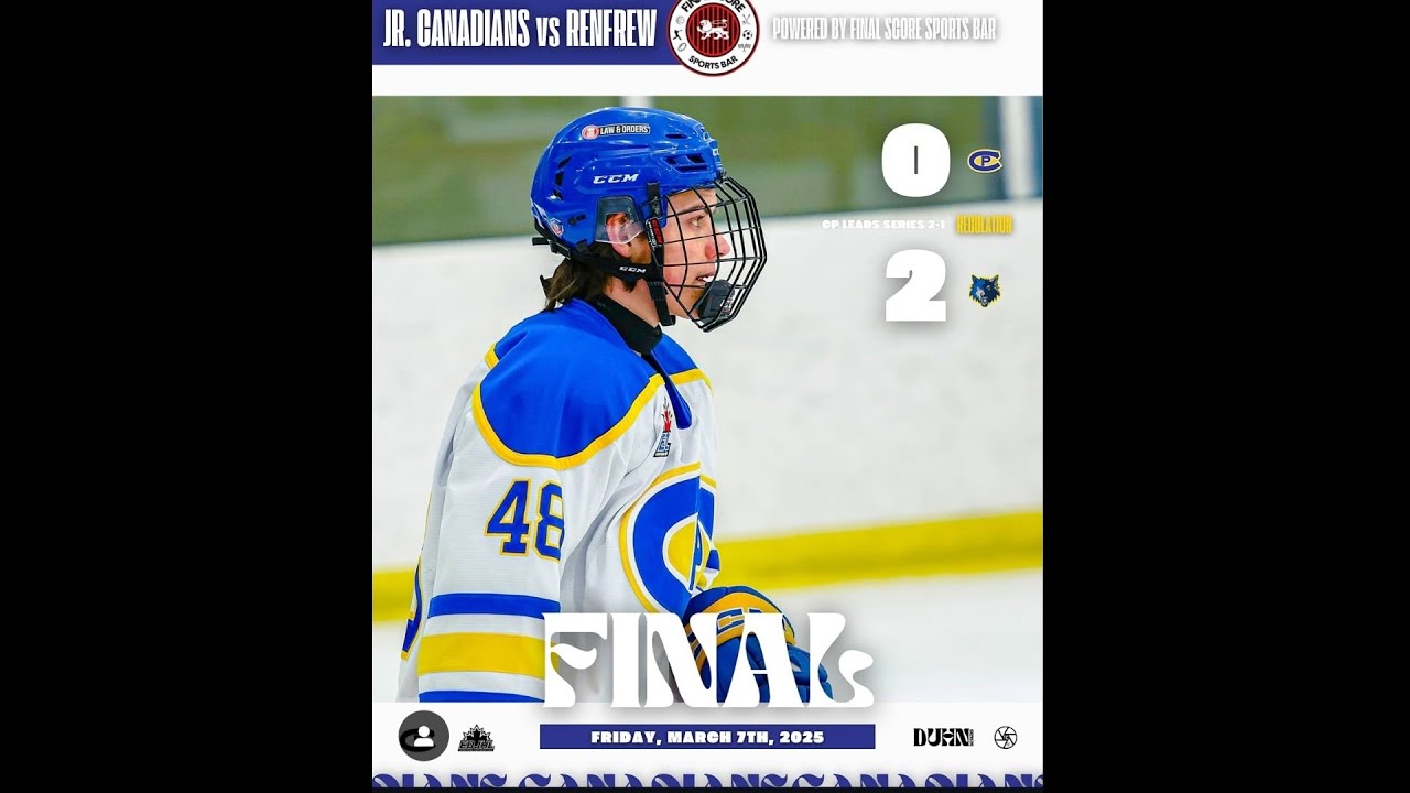 2025 Richardson division semi final game 3 renfrew Timberwolves vs ...