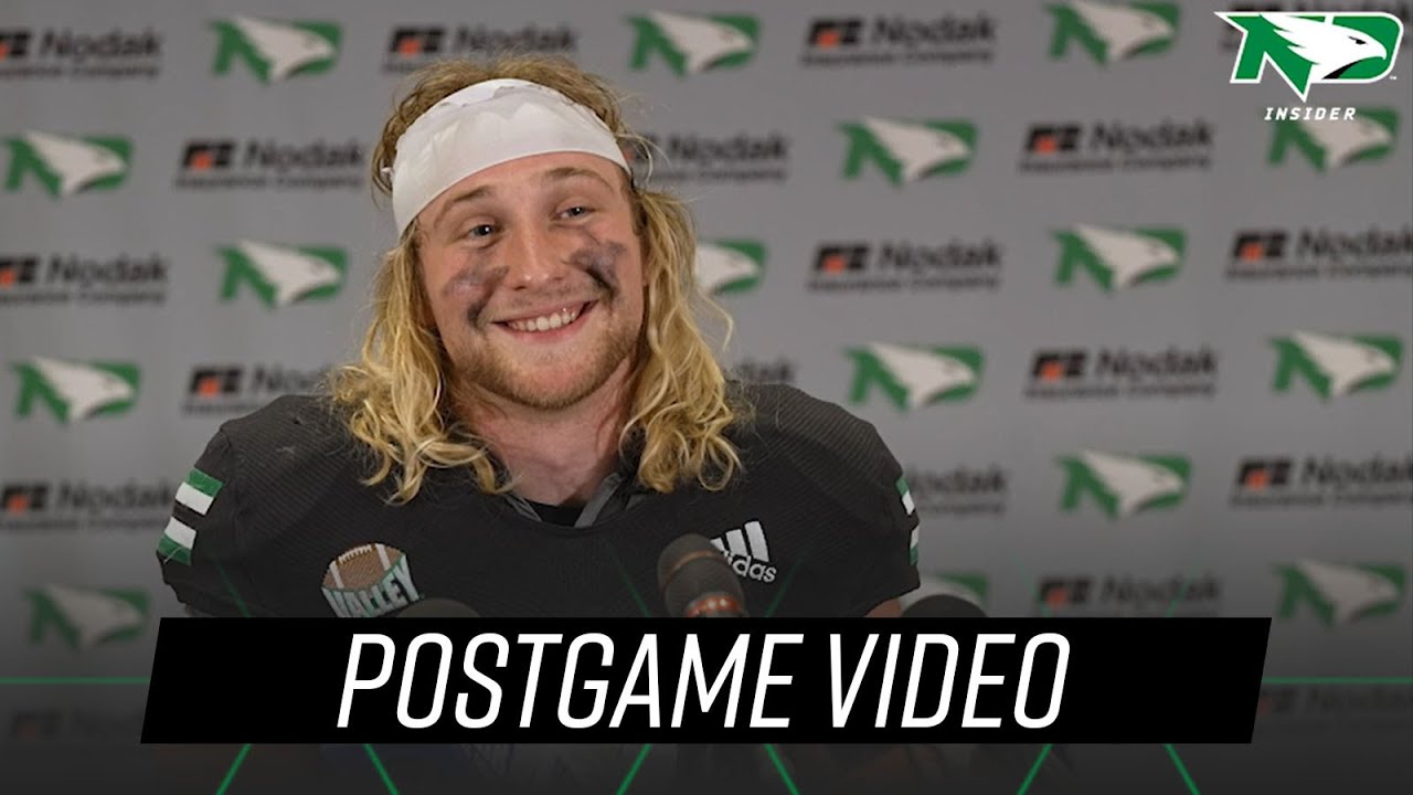 UND Football | Luke Skokna Postgame Press Conference | 10.14.23 - YouTube