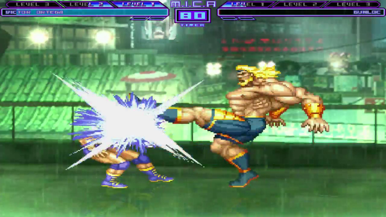 Mugen battle Victor vs Gunloc - YouTube