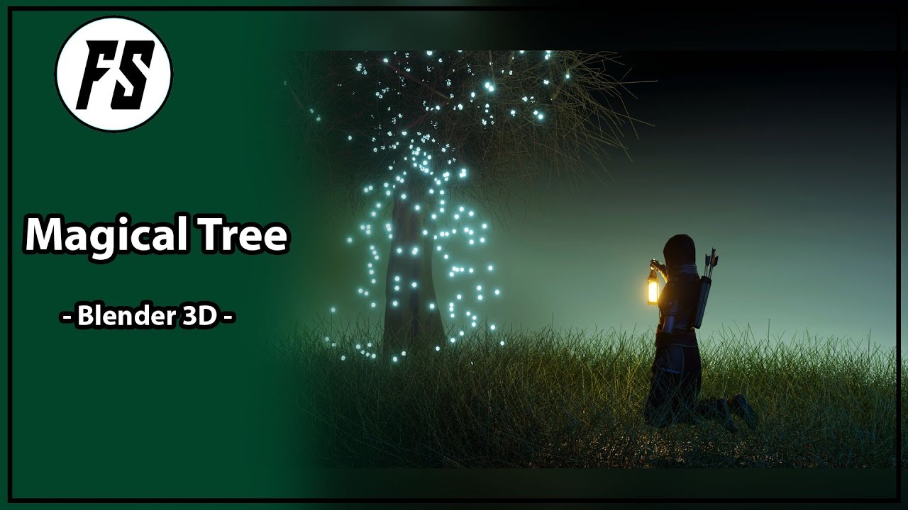 Magical Tree | Blender -3D modelling | Timelapse - YouTube