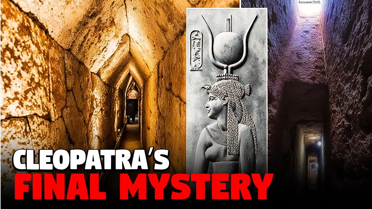 Archaeologists Finally Find a Hidden Tunnel to Cleopatra’s Tomb - YouTube