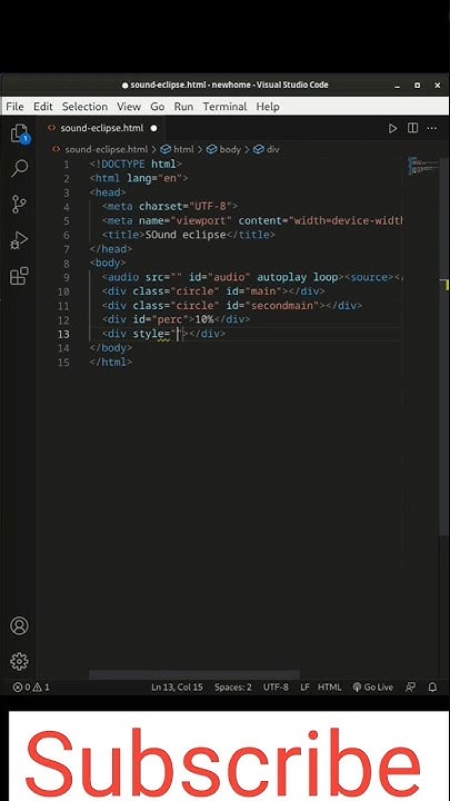 Sound Eclipse | HTML CSSS JAVASCRIPT - YouTube