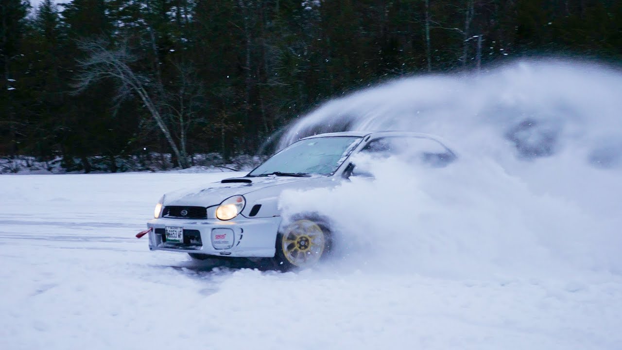 Bugeye Subaru Big Ice Drifts! - YouTube