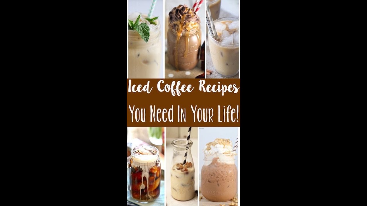 DIY: 3 Homemade Flavored Iced Coffee Recipes - YouTube