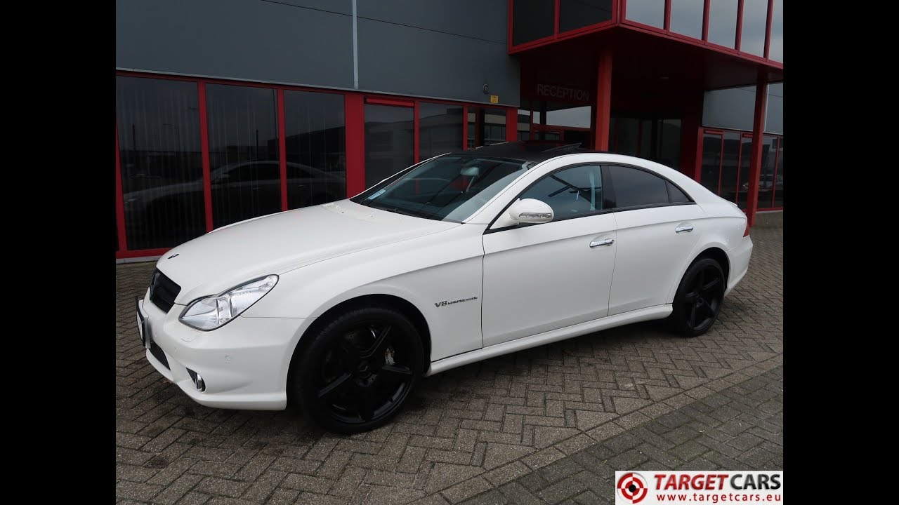 751114 MERCEDES CLS55 AMG COUPE SEDAN 5.4L V8 476HP AUT 05-05 WHITE ...