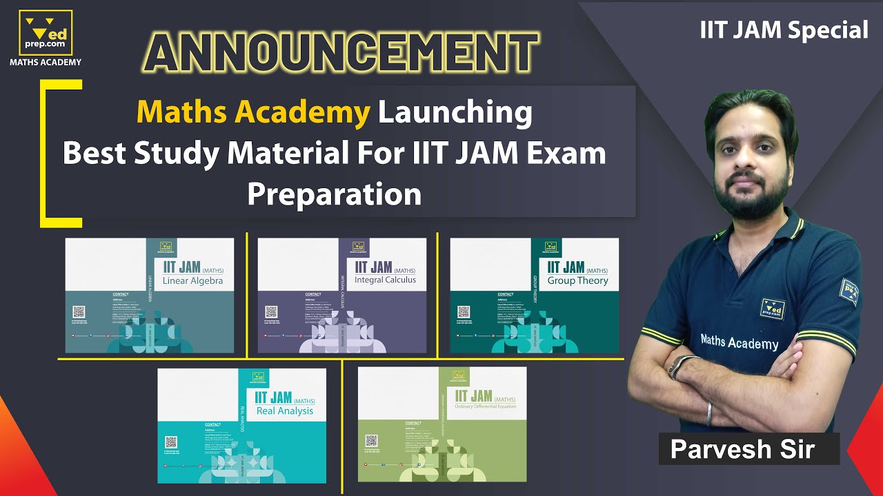 India's No.1 IIT JAM Mathematics Books | Launch Event | Maths Academy ...