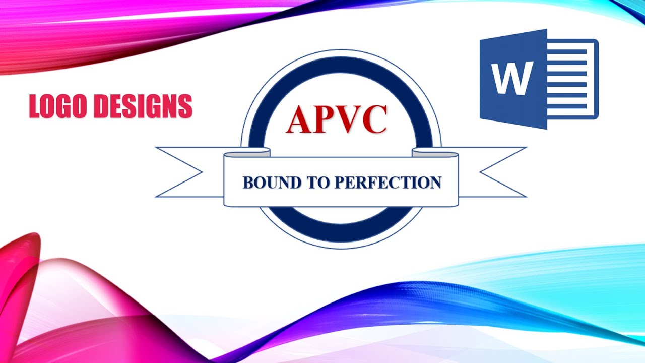 How to make a logo design in Microsoft word? | Logo design in MS Word ...
