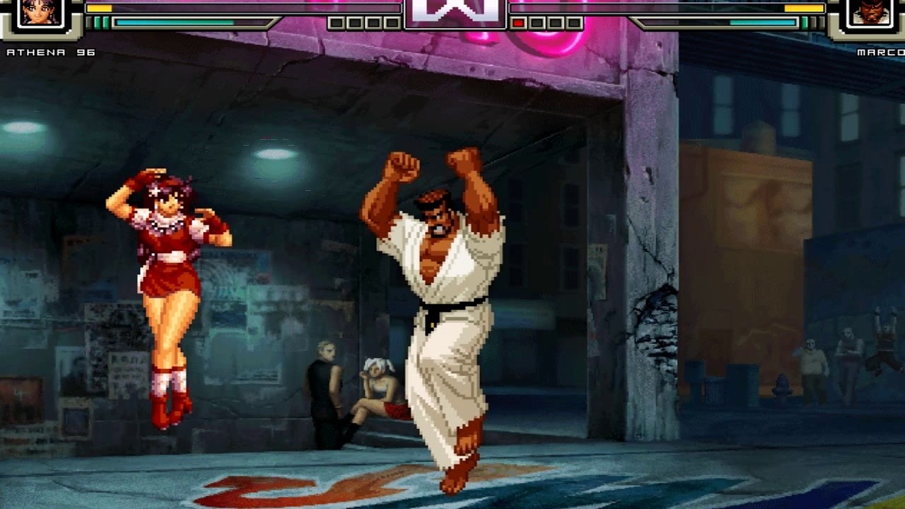 The King Of Fighter - Athena Vs Marco - YouTube