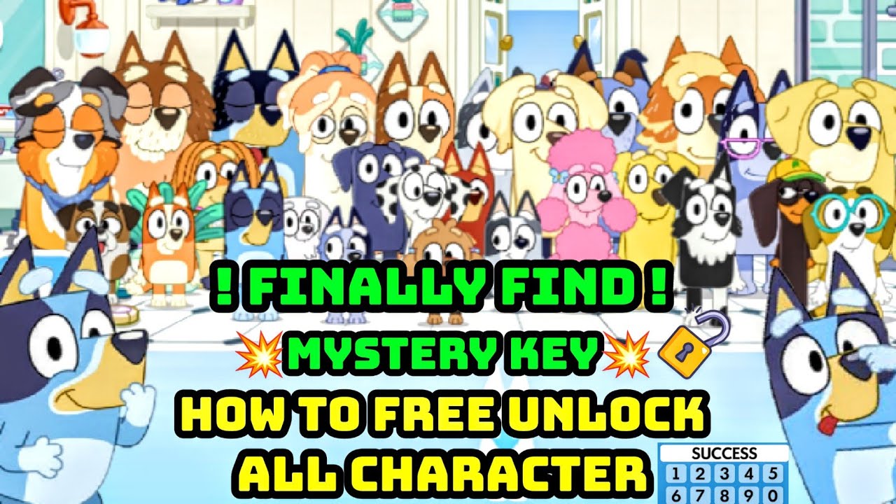 Bluey The Videogame Finally Find Mystery Key How To Free Unlock All ...