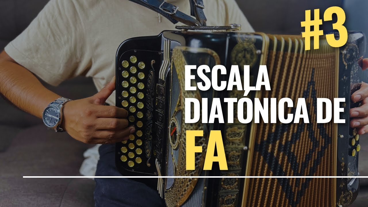 Escala Diatónica de Fa para Acordéon de Fa 🪗 - YouTube