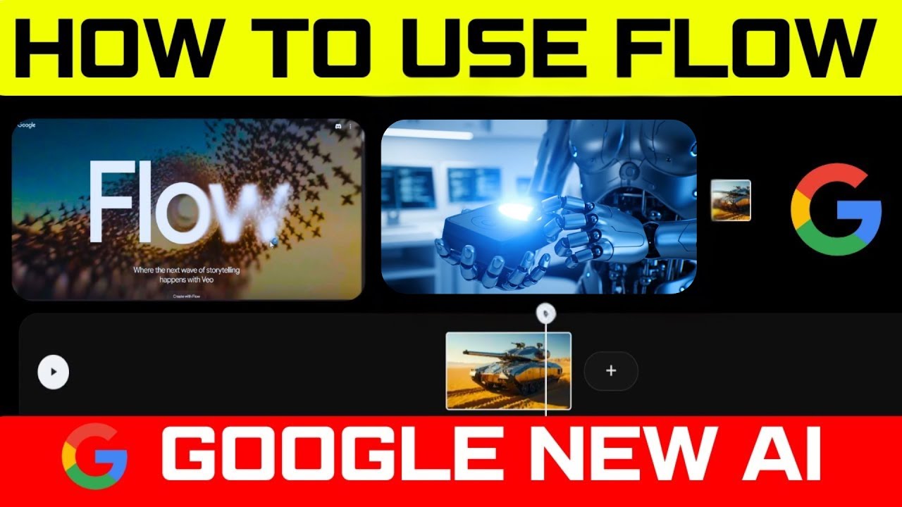 How to use Google Flow ai video generator | Create ai video with SOUND ...