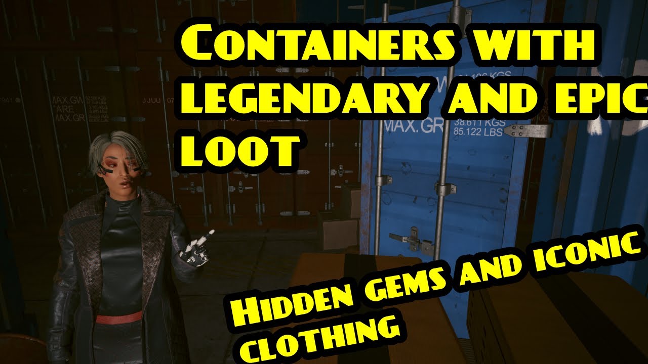 Hidden containers with loot | Cyberpunk 2077 - YouTube