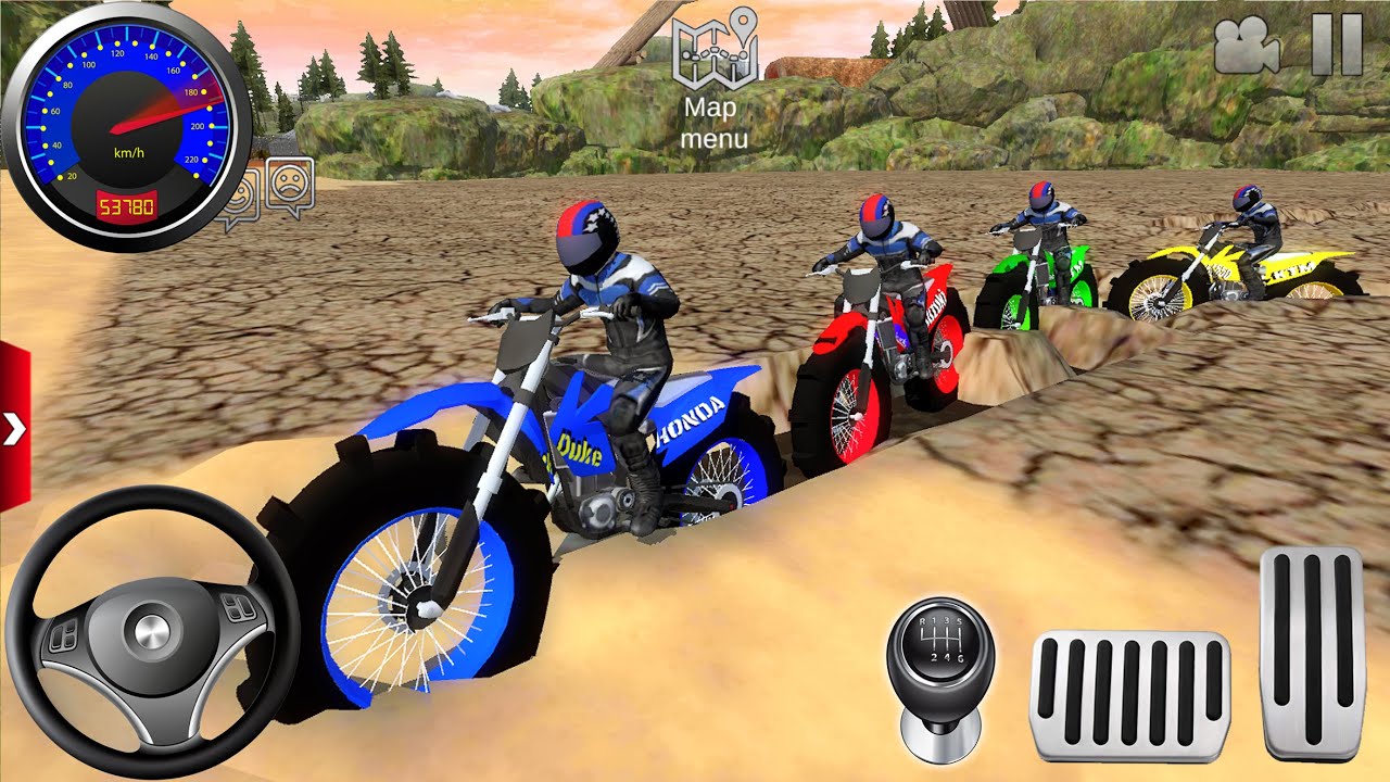 Impossible Dirt Bike Stunts Off-Road Driving - game #2 Racing Simulator 2025 - Android gameplay ...