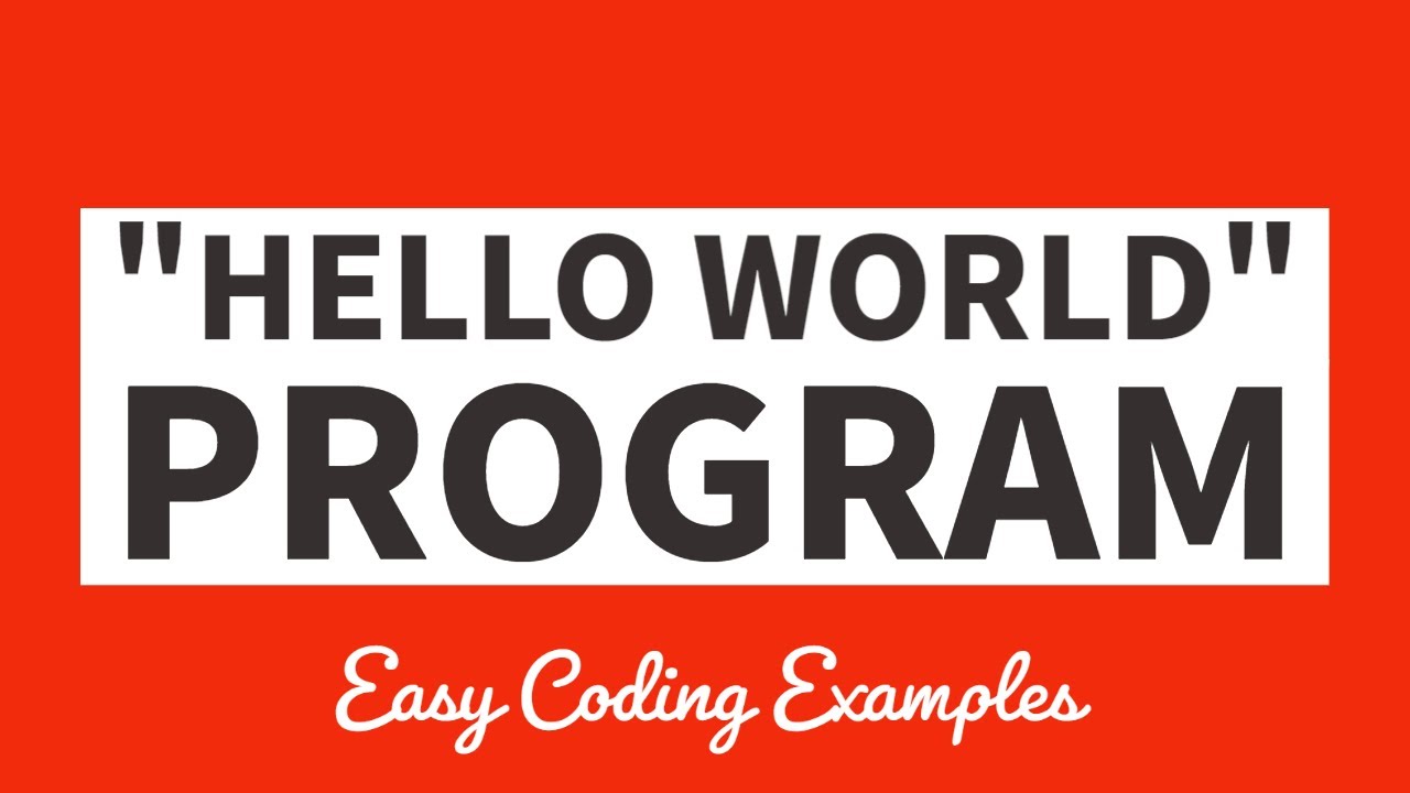 Hello World Python Programming Tutorial 2022 Youtube