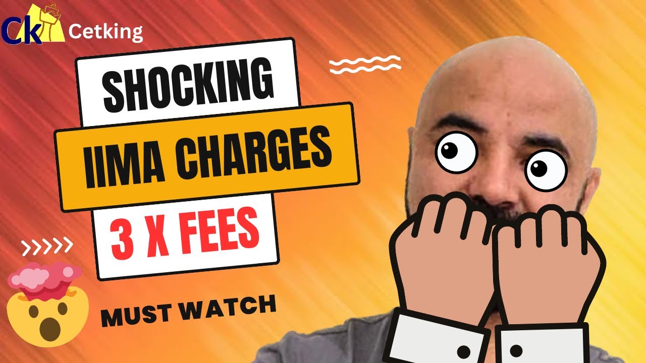 Shocking! IIMA charging 3 times the Fees?? Time to reduce fees? - YouTube
