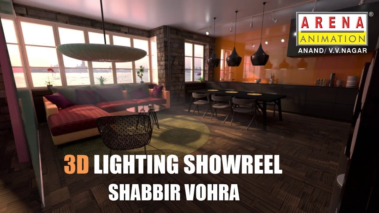 3D Animation Lighting Work by Shabbir Vohra - YouTube