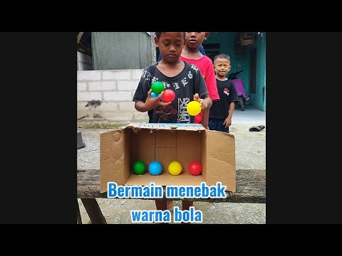 Bermain menebak warna bola - YouTube