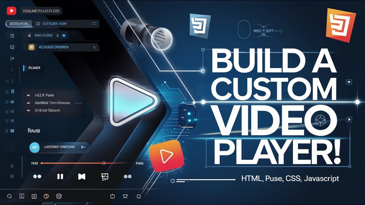 🚀 Create a Custom Video Player with HTML, CSS & JavaScript! 🎬 | No ... 🚀 Create a Custom Video Player with HTML, CSS & JavaScript! 🎬 | No ...