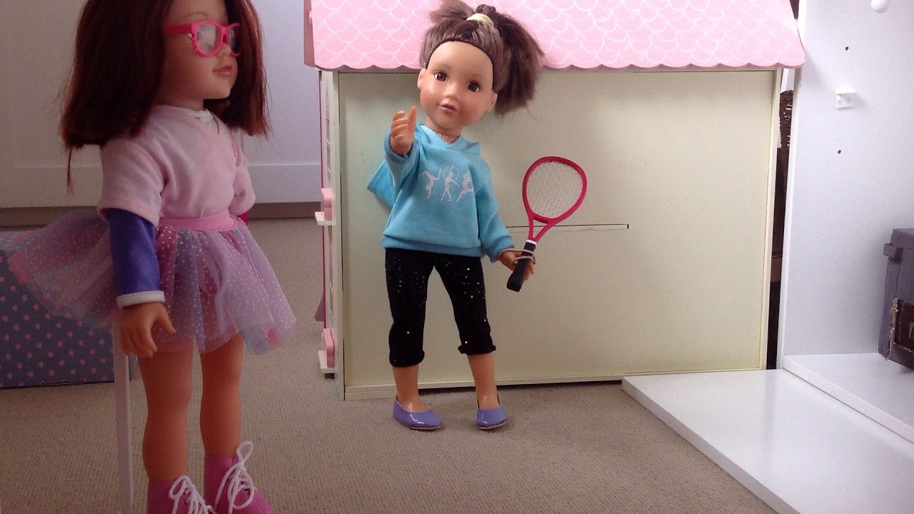 The New Girl! American girl stop motion - YouTube