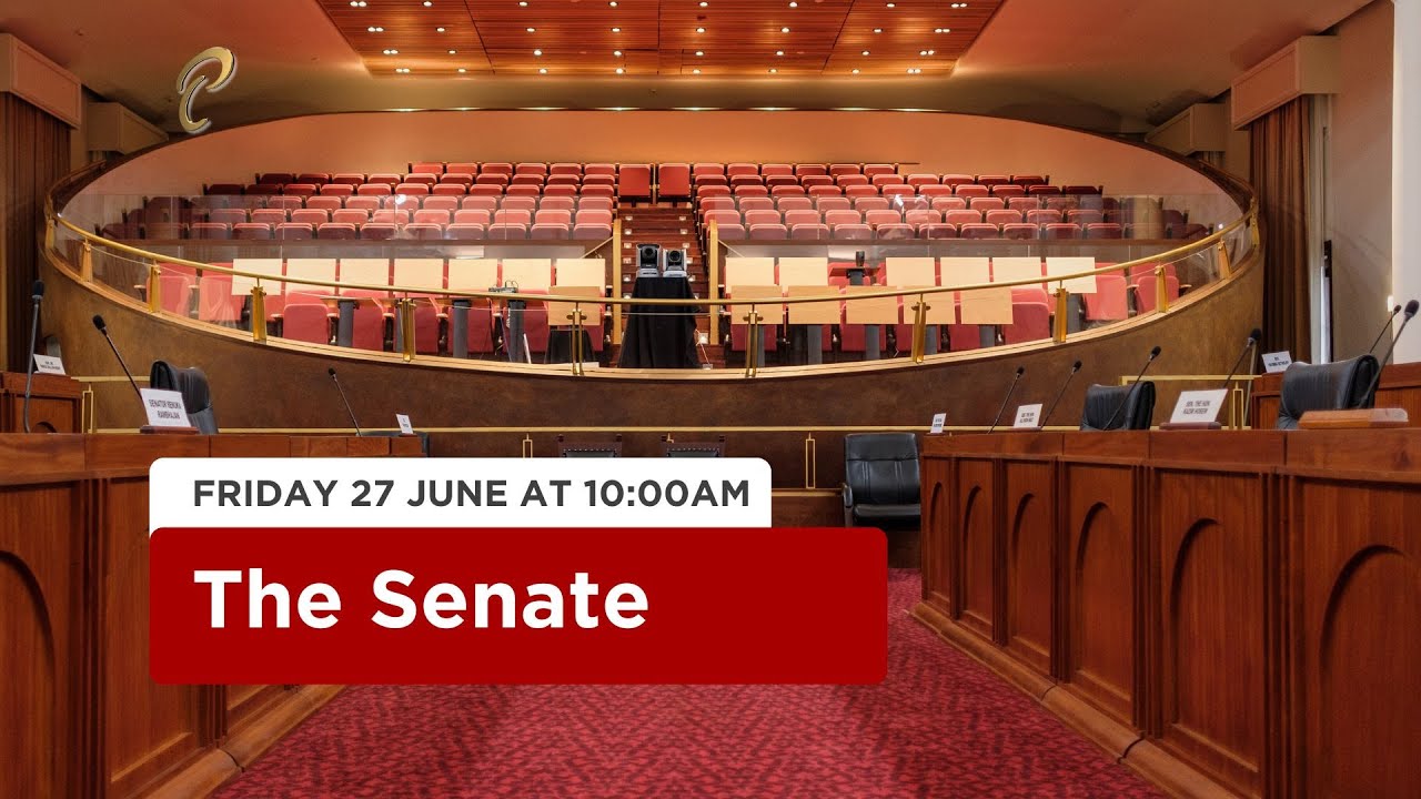 3rd Sitting of the Senate - 1st Session - 13th Parliament - June 27 ...