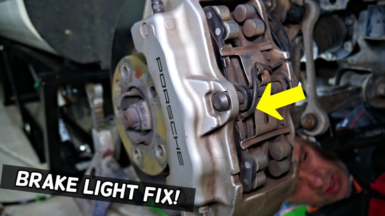 WHY I HAVE BRAKE LIGHT WARNING ON MY CAR, BRAKE PAD WEAR FIX - YouTube