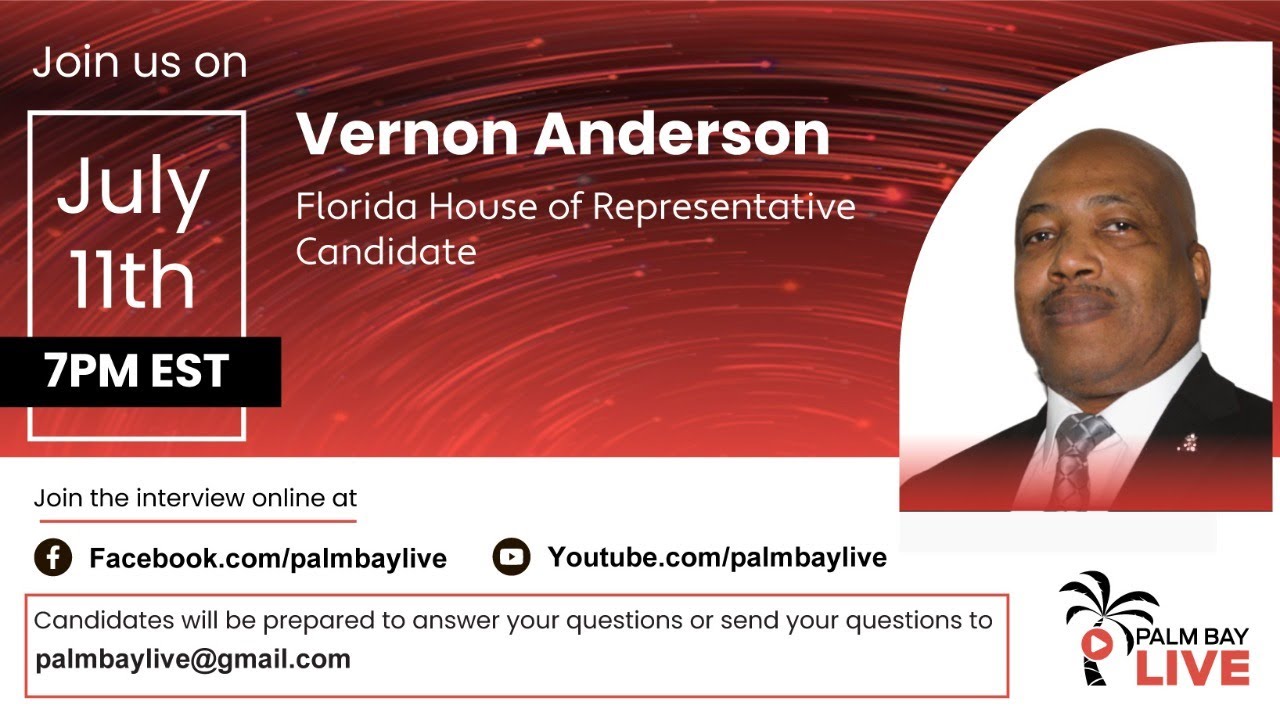 LIVE Interview with Mr. Vernon Anderson, Florida House Of ...